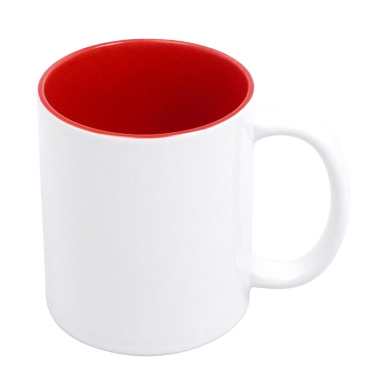 11 oz Sublimation Inner Colored Mugs (Red) | Mecolour