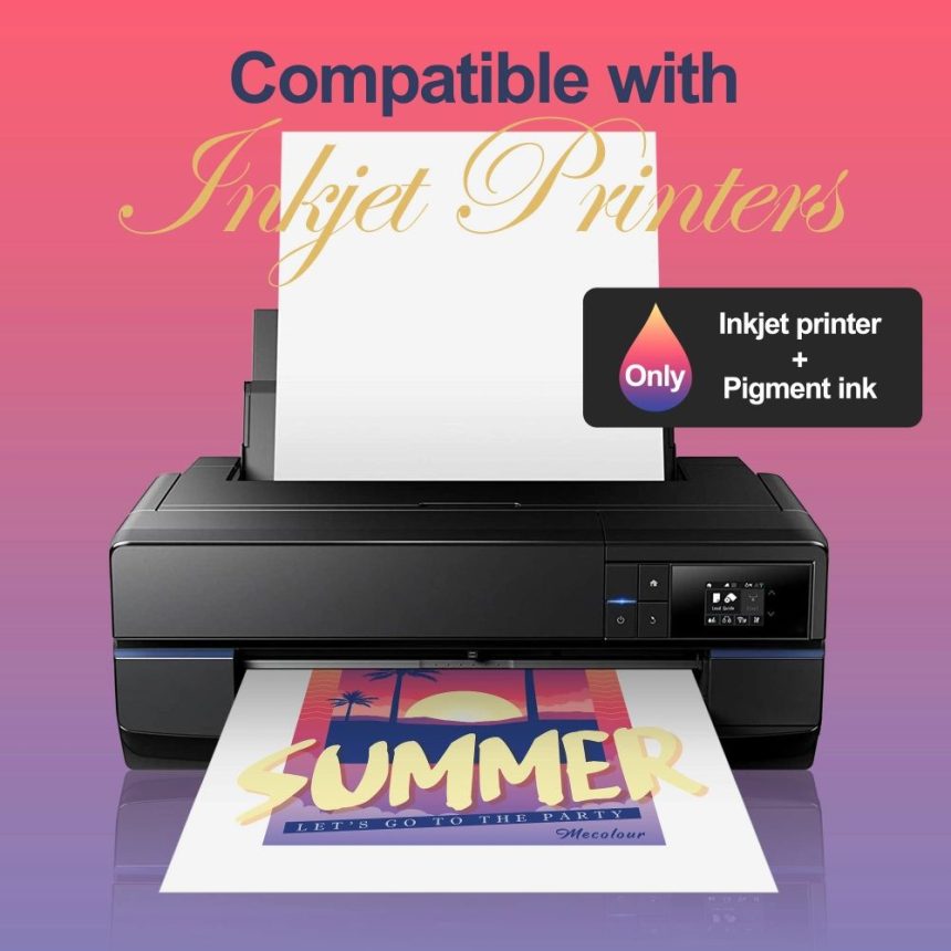 Printable Temporary Tattoo Paper for Inkjet Printer - Mecolour