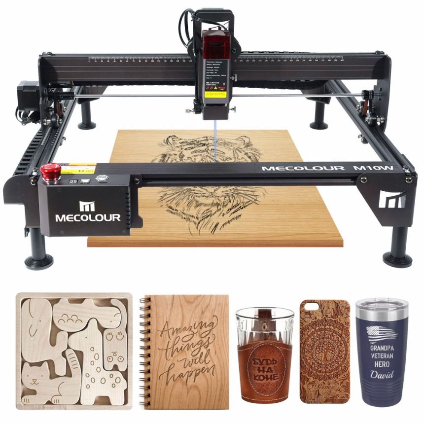 10w Laser Engraver | Mini Laser Engraving Machine - Mecolour