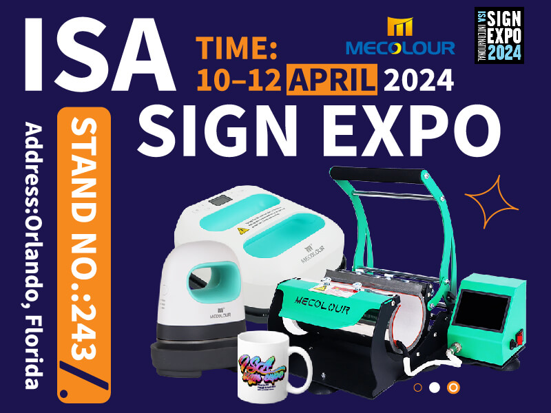 MECOLOUR Trade Show: Sublimation Blanks Consumbles
